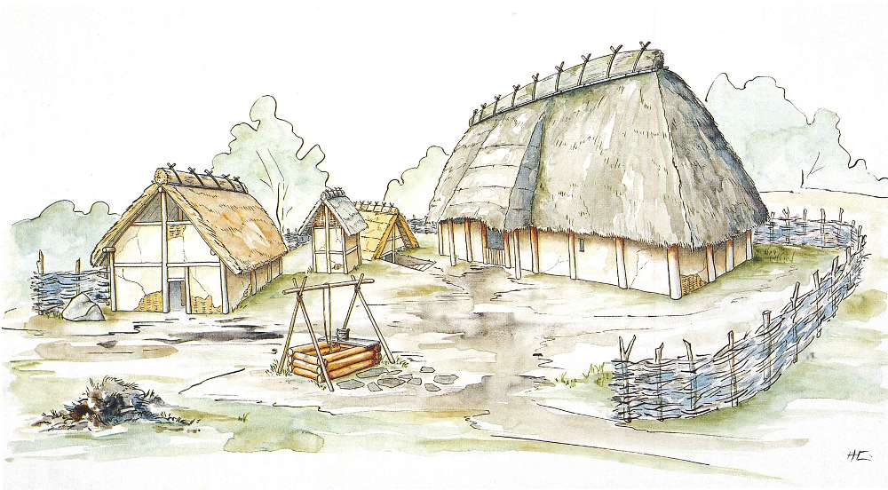 Eine der größten frühmittelalterlichen Siedlungen Deutschlands ...